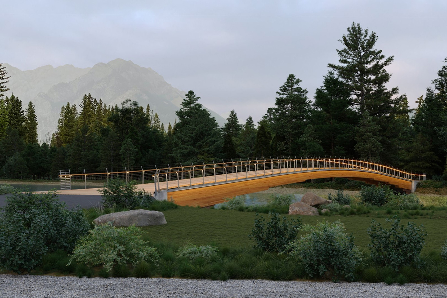 The Nancy Pauw Bridge - Carte canadienne des édifices et des lieux primés